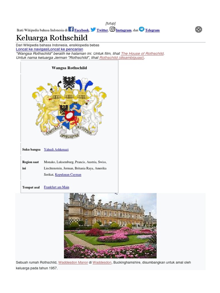 ROTHSCHILD | PDF | Perjalanan | Sejarah