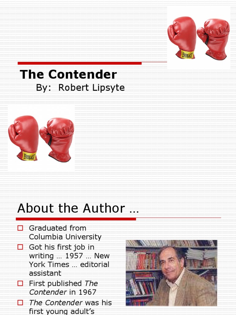 The Contender: By: Robert Lipsyte | PDF