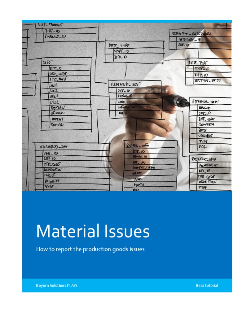 9.3 - Material Issues | PDF | Warehouse | Inventory
