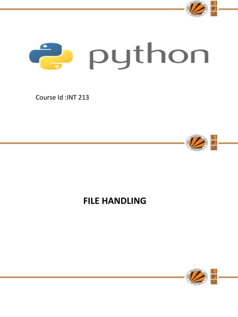 13.file Handling | PDF | Zip (File Format) | Computer File