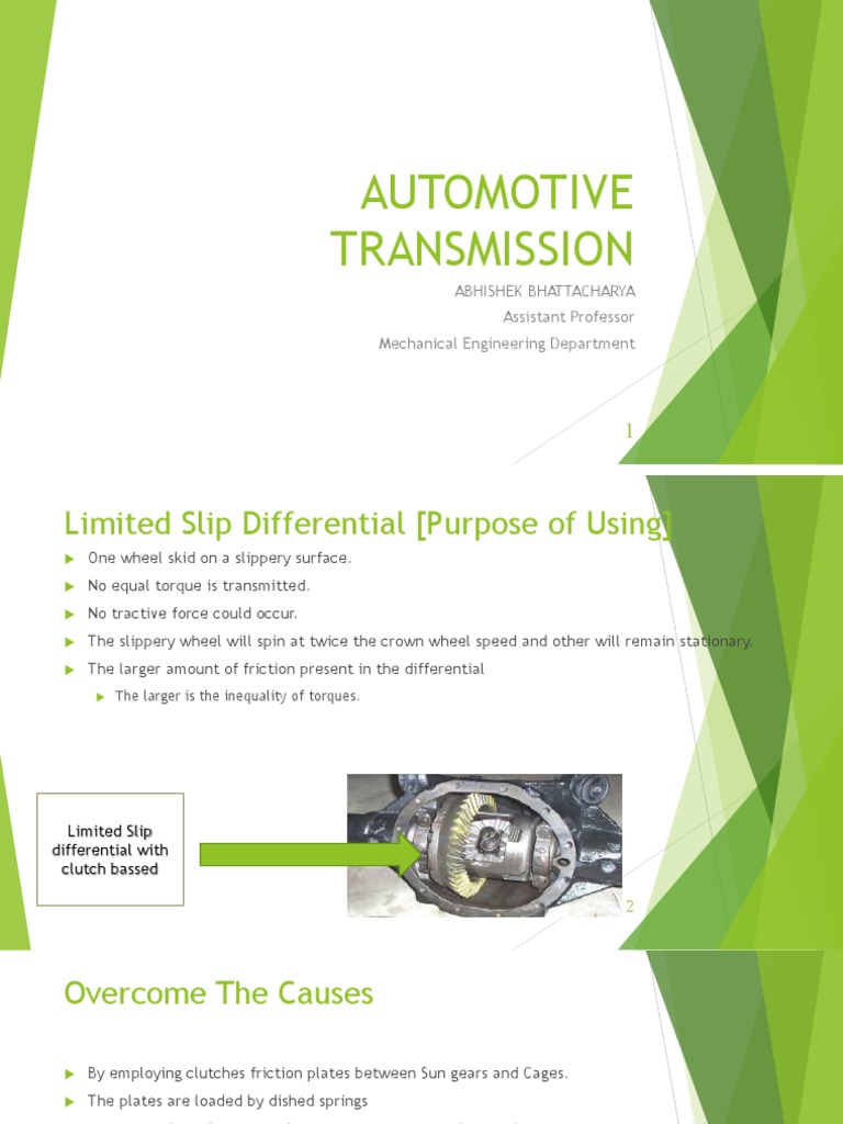 An In-Depth Look at Automotive Transmission Technologies Including ...