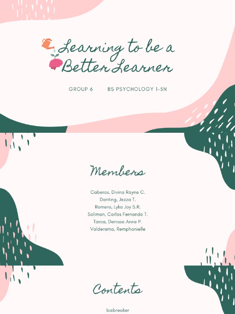Learning To Be A Better Learner (Presentation) | PDF