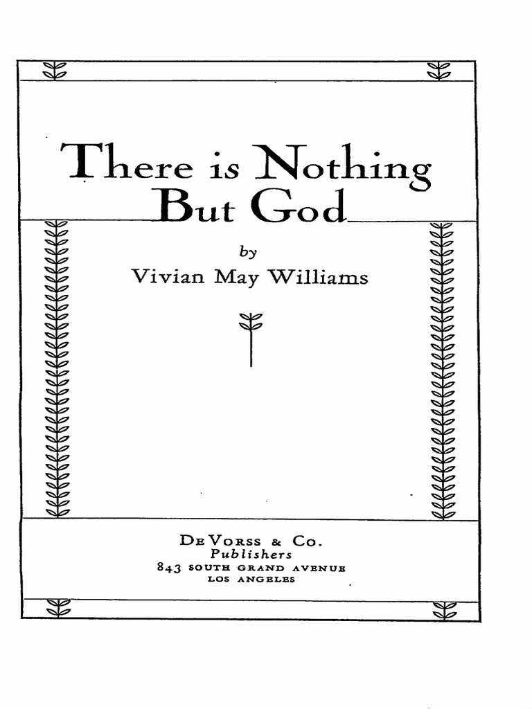 There Is Nothing But God | PDF | Heaven | God
