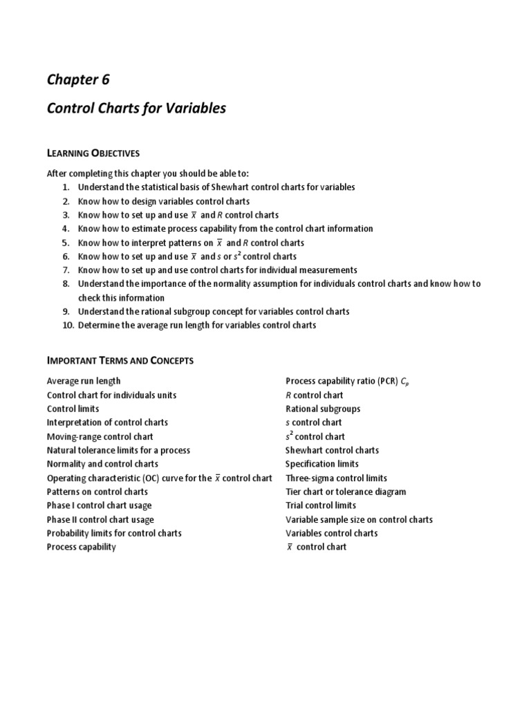 Chapter 6 | PDF | Standard Deviation | Statistics