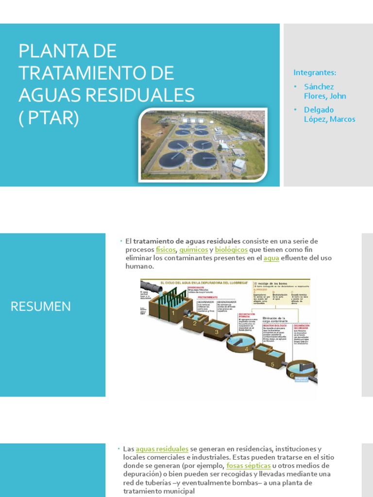 PTAR y PTAP | PDF | Aguas residuales | Filtración