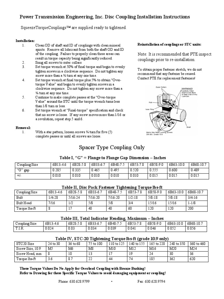 Disc Pack Coupling STC | PDF | Mechanical Engineering | Machines