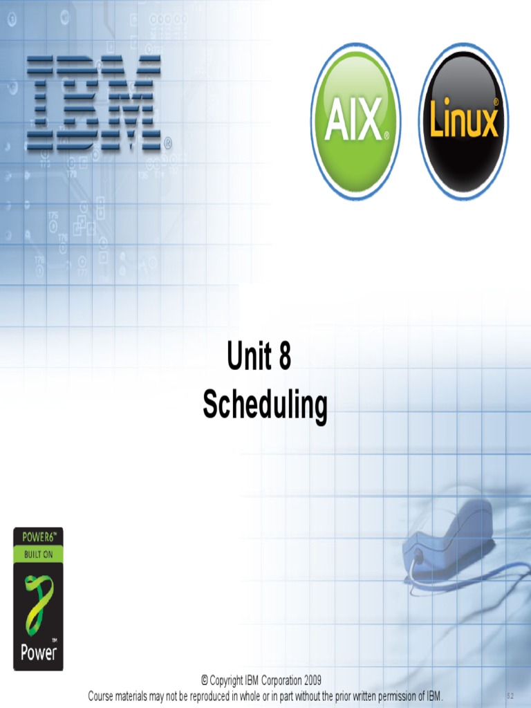 Unit 8 Scheduling | Download Free PDF | Computer Programming | Concurrent Computing