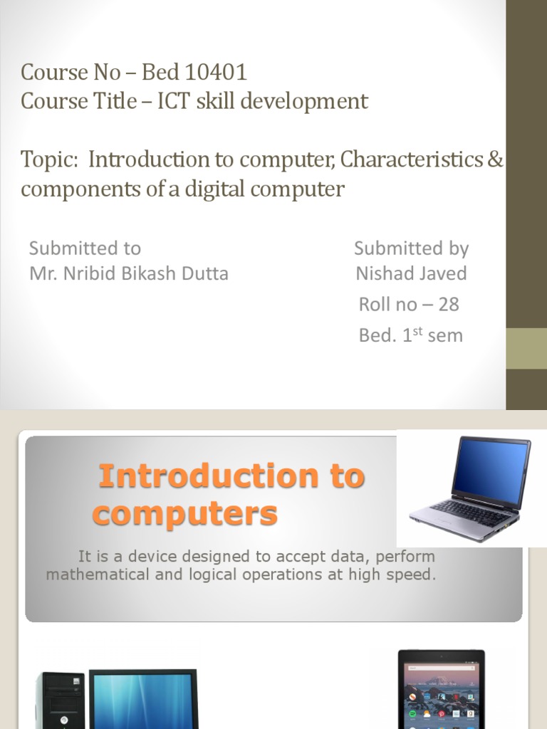 ICT Skill Assignment | PDF | Electronics | Computing