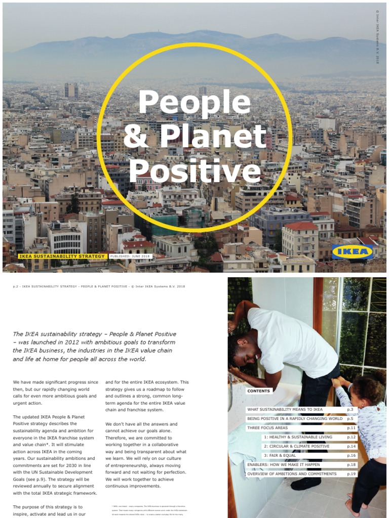 People & Planet Positive: Ikea Sustainability Strategy | PDF | Economic ...
