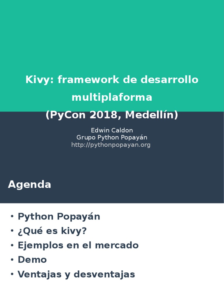 Kivy Python | PDF | Desarrollo de software | Software del sistema