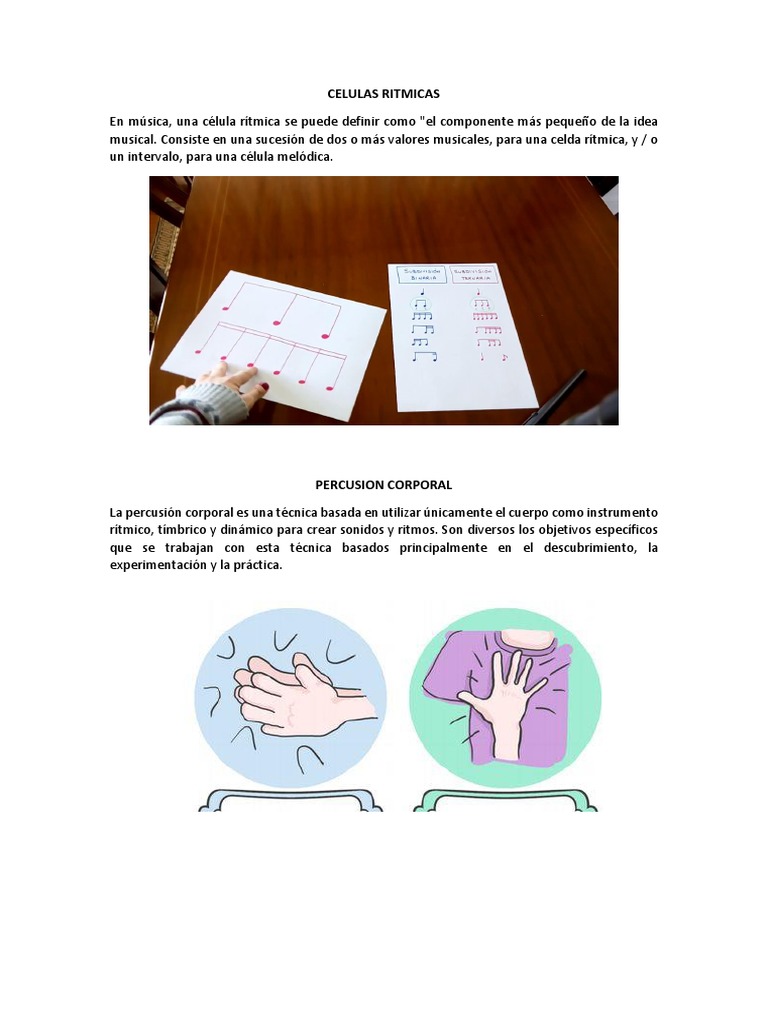 Celulas Ritmicas | PDF | Ritmo | Inteligencia