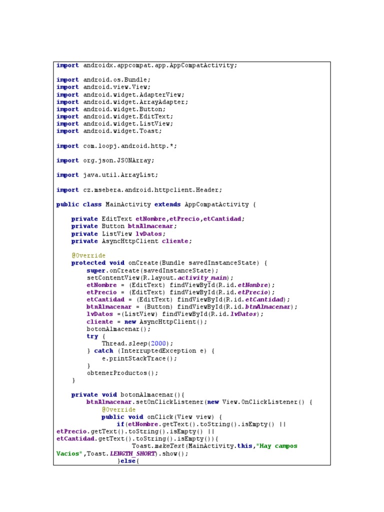 CRUD Listview | PDF | Informática | Software