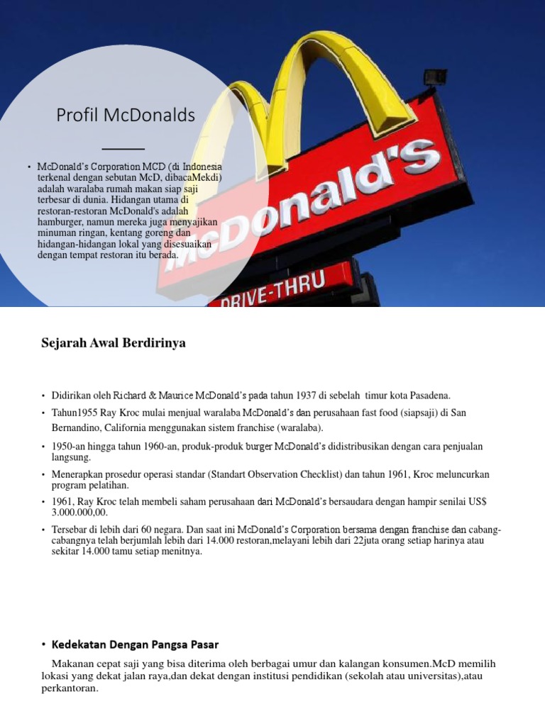 McDonalds | PDF