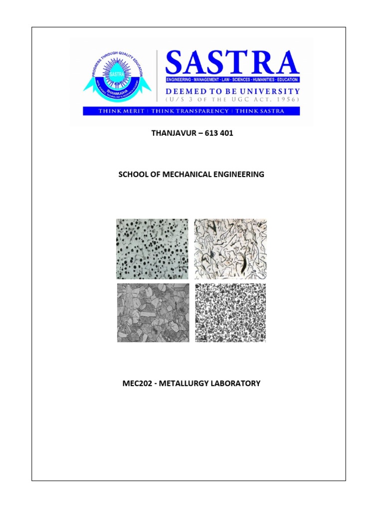 Metallurgy Lab | PDF | Nondestructive Testing | Heat Treating