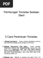 Rumus Ekivalensi dan Isotonis NaCl | PDF