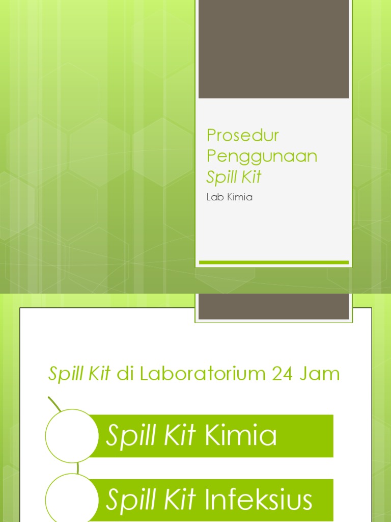 Penggunaan Spill Kit | PDF