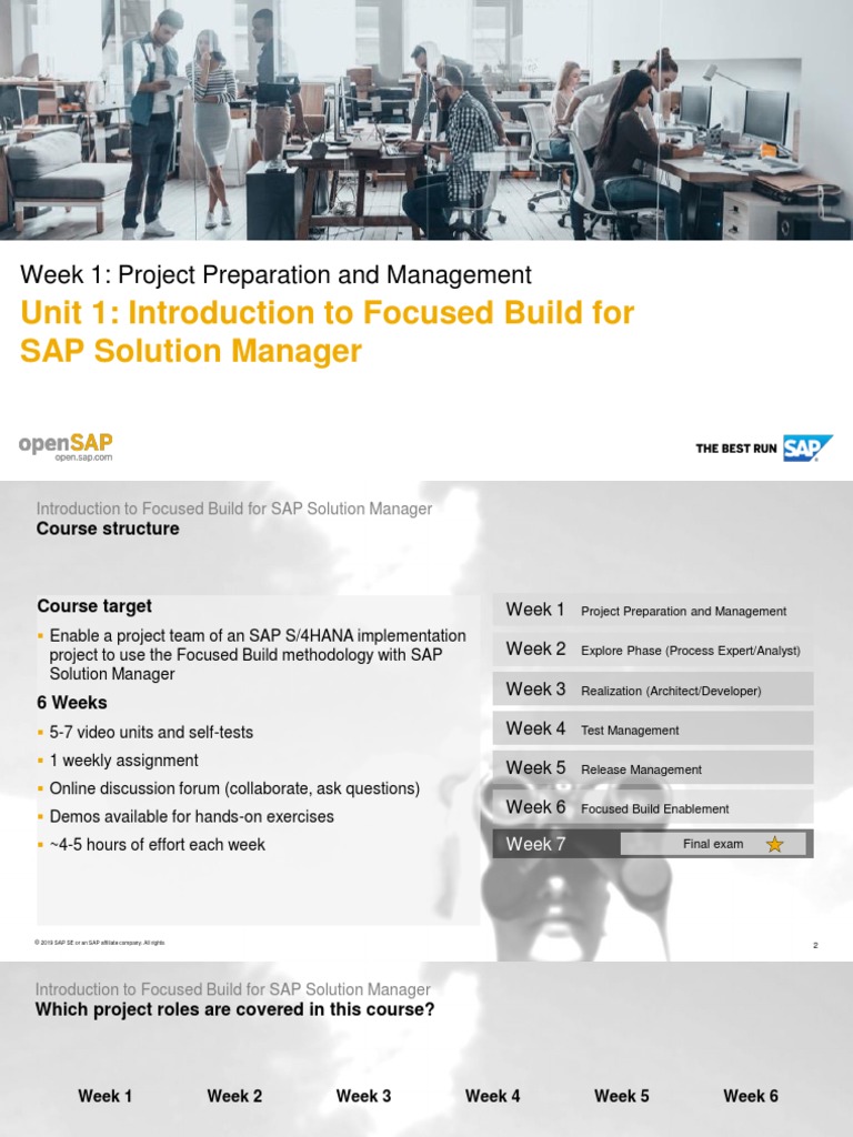 Unit 1: Introduction To Focused Build For SAP Solution Manager | PDF ...