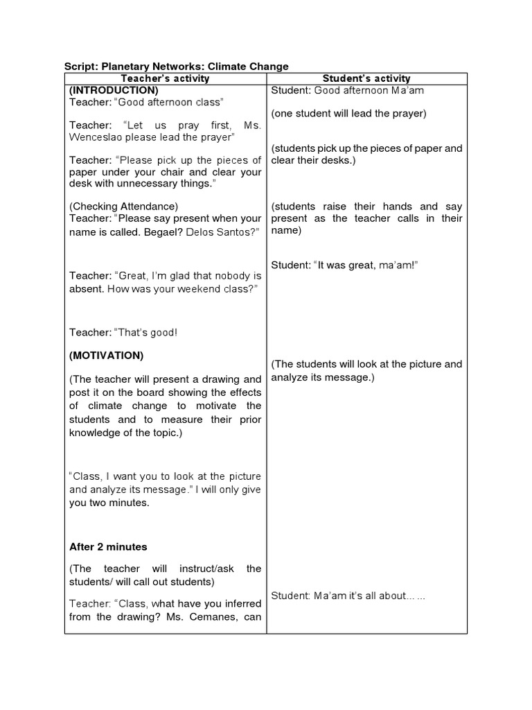 Script Climate Change | PDF | Climate | Natural Environment
