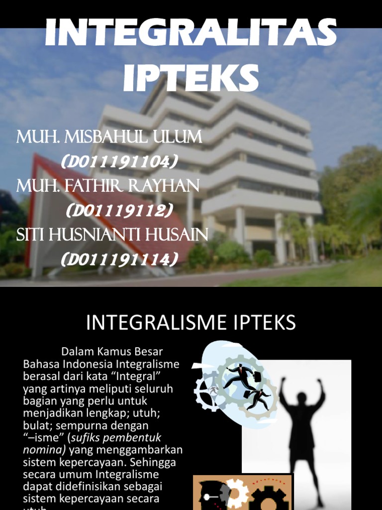 Integralitas Ipteks | PDF