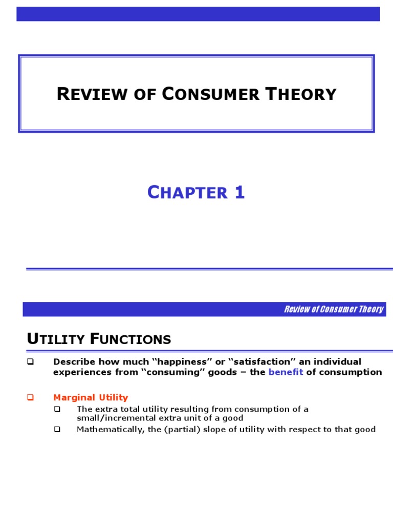 Chapter1 Slides | PDF | Mathematical Optimization | Utility