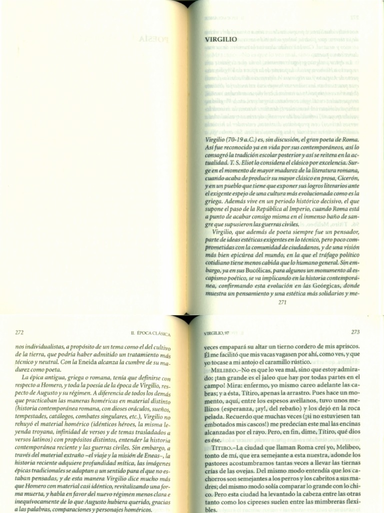 Época Clásica - Época Augústea Poesía - Antología de La Literatura ...