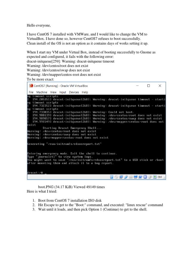 Dracut | PDF | Booting | Virtual Machine