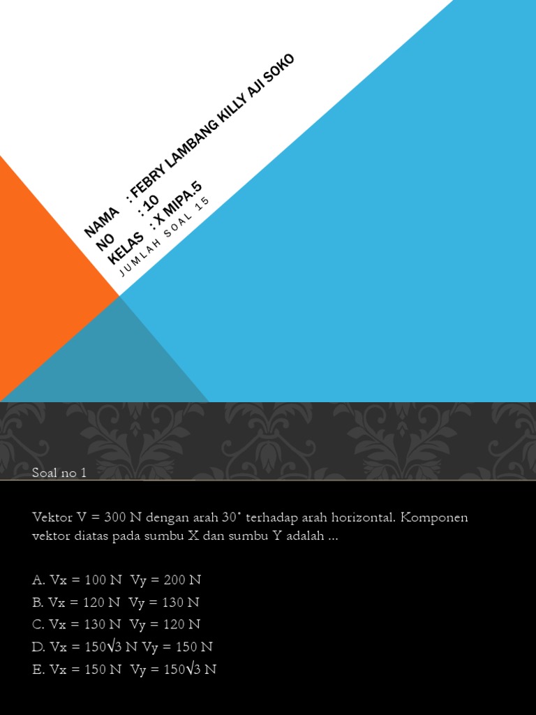 Fisika Vektor | PDF | Metode & Bahan Ajar | Griya & Taman