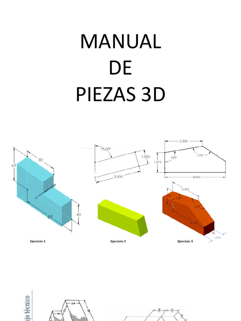 Manual de Piezas 3D | PDF