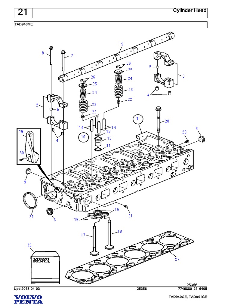 TAD940GE TAD941GE Manual VOLVO PDF | PDF | Piston | Pipe (Fluid Conveyance)