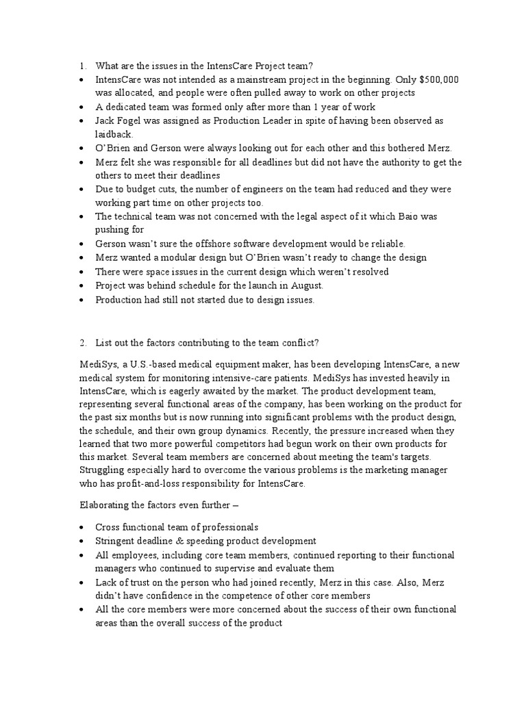 MediSys Case | PDF | Business