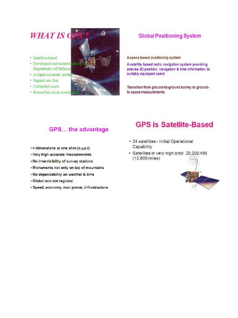 GPS Slides | PDF
