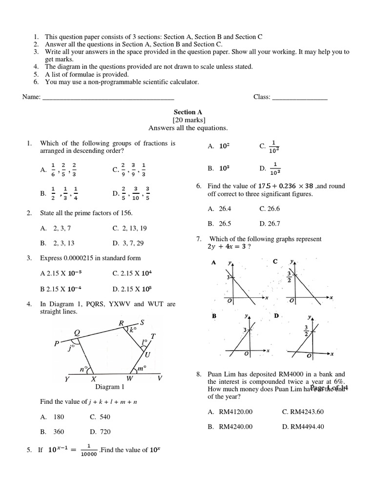 Grade 11 Math Exam Paper Answers | PDF | Euclidean Geometry | Geometry
