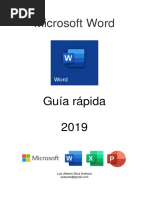 Manual de Microsoft Word 2016 | PDF | Microsoft Word | Informática