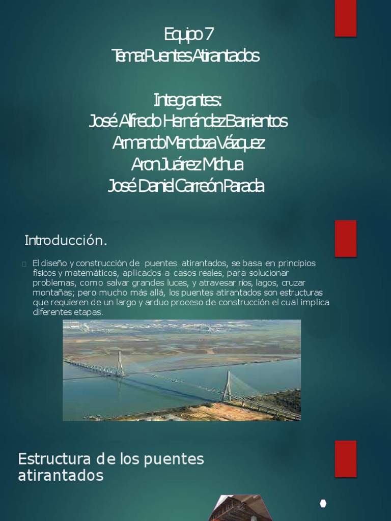 Diseño y Construcción de Puentes Atirantados | PDF | Puente | Ingeniero ...