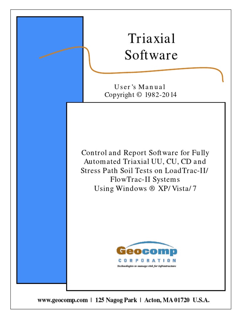 Tri Axial Software Manual | PDF | Microsoft Windows | Software