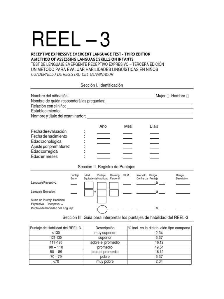 REEL-3 5ta Versión Corregida | PDF | Artes del Lenguaje y Comunicación