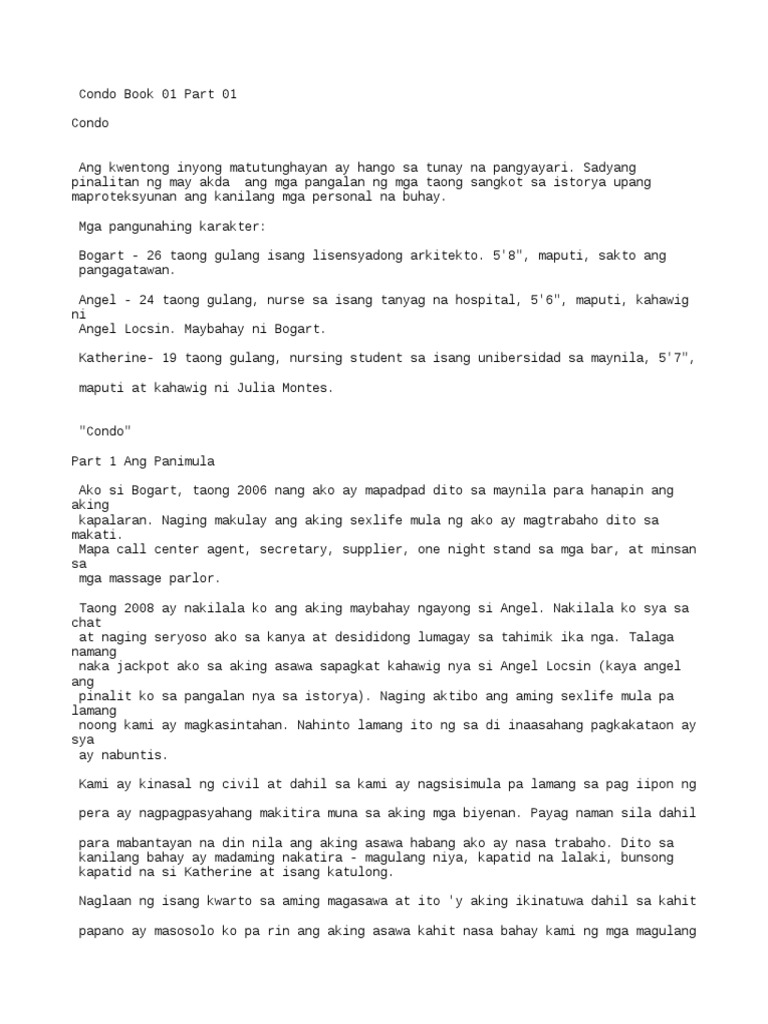 Condo Book 01 Part 01 | PDF