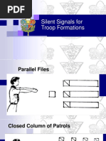 Scouting Hand & Whistle Signals | PDF | Hand | Sports