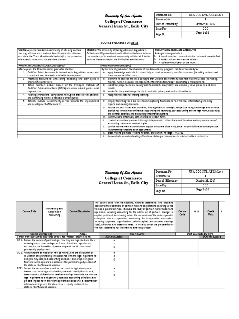 AE 13 Partnership Corp. Acctg 2019 2020 PDF | PDF | Partnership ...
