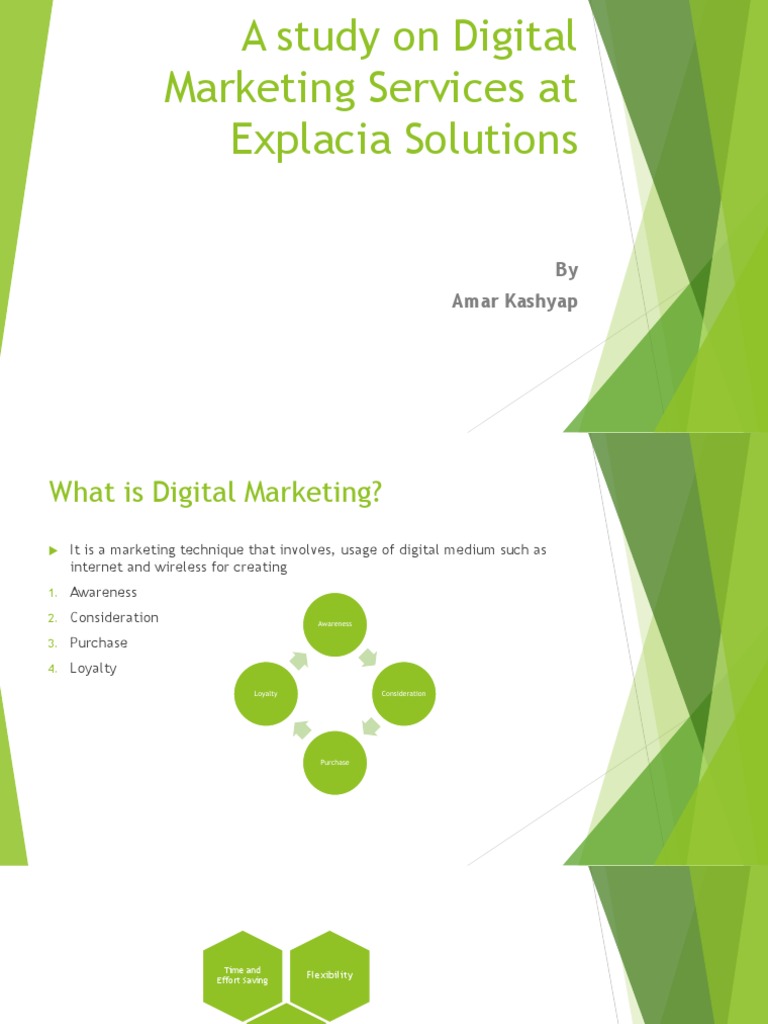 Digital Marketing Study at Explacia Solutions | PDF | Digital Marketing ...