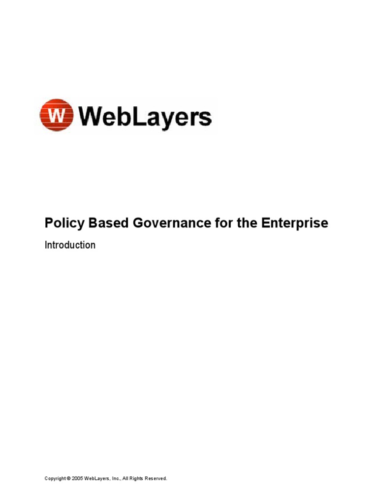 Enterprise Policy Management | Download Free PDF | Service Oriented ...