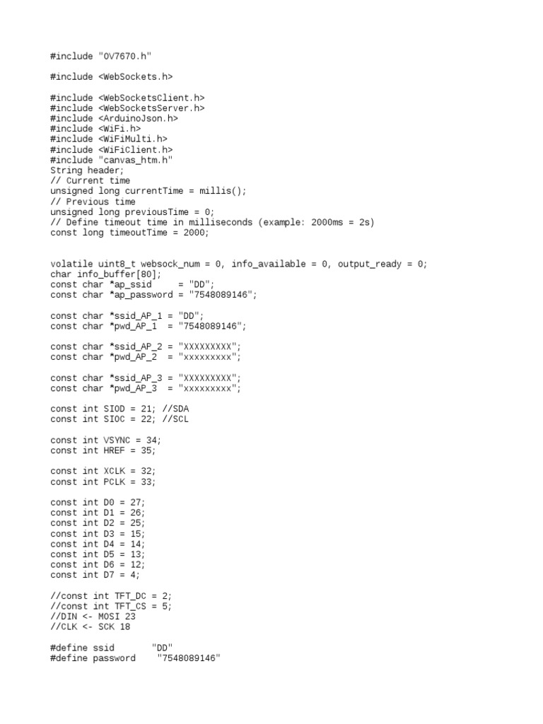 ESP32 WebSocket Camera. | PDF | Hypertext Transfer Protocol | Computer Data