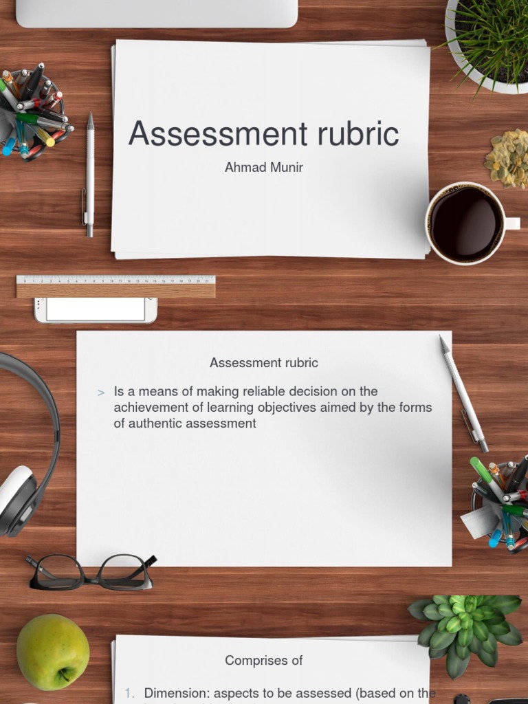 Assessment Rubric