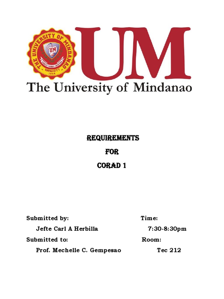 Requirements For Corad 1 | PDF | Prison | Chaplain