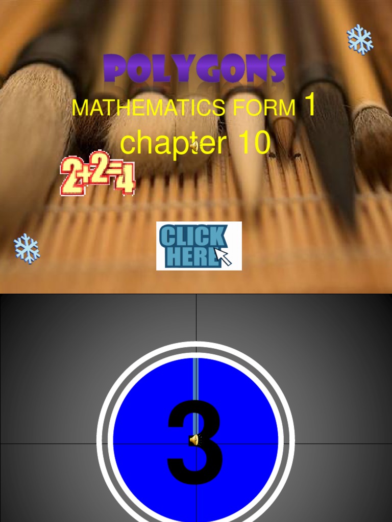 Mathematics Form 1 (Polygons) | PDF | Vertex (Geometry) | Polygon