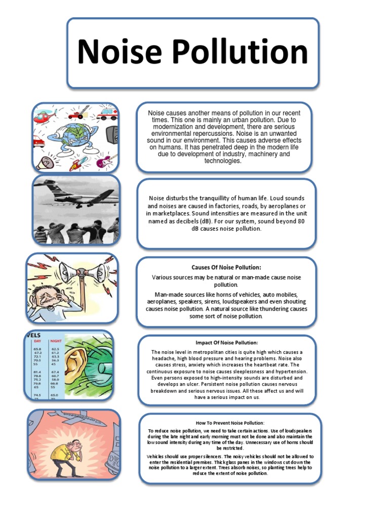 Noise Pollution Effects And Causes