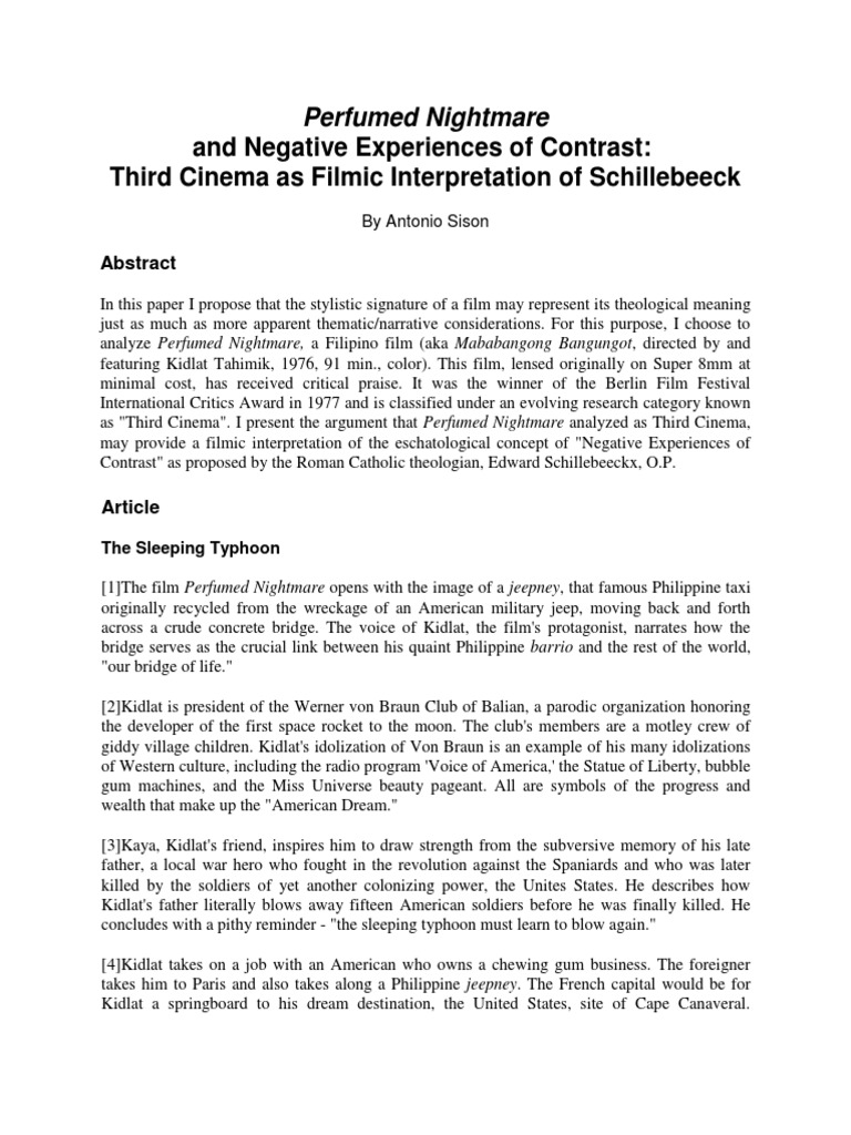 05-Antonio Sison - Perfumed Nightmare and Negative Experiences of ...