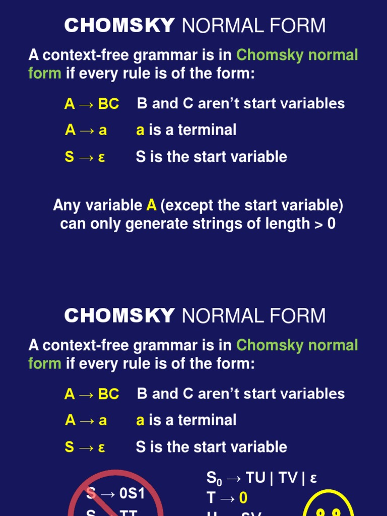 CNF - CFG Simplification PDF | PDF