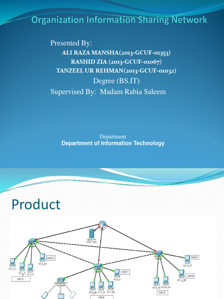 Presentation Template For Final Year Networking Project | PDF ...