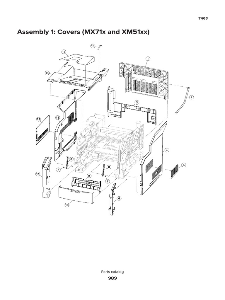 Service Manual MX711 Part List PDF | PDF | Belt (Mechanical) | Electric Motor